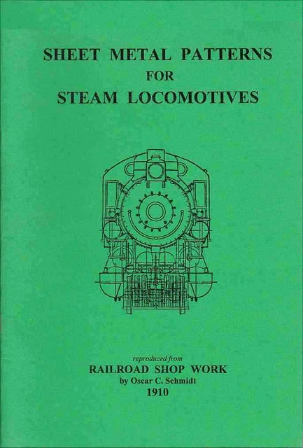 SHEET METAL PATTERNS for Steam Locomotives - 1910 - reprint £19.80 ...