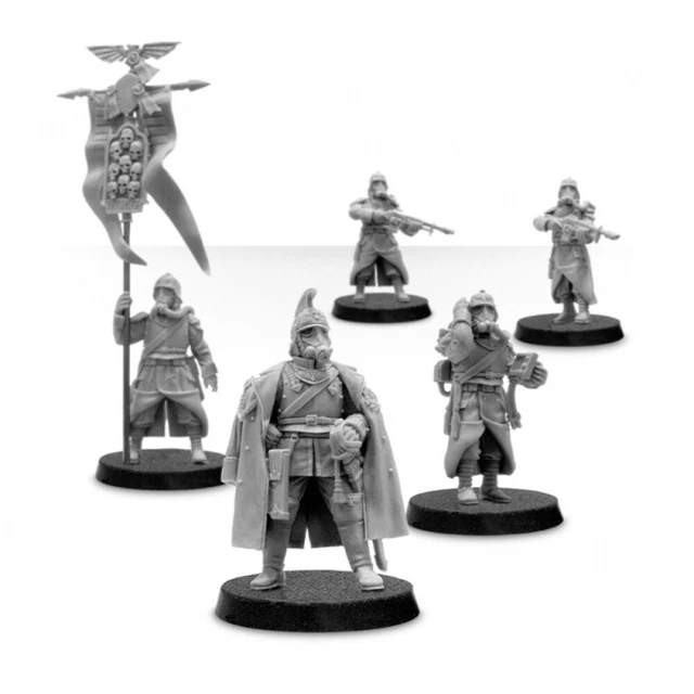 FORGE WORLD DEATH Korps of Krieg DKK HQ Command Squad Warhammer 40k New ...