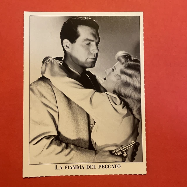 LA FIAMMA DEL Peccato Omaggio A Billy Wilder Cartolina Film Mini ...