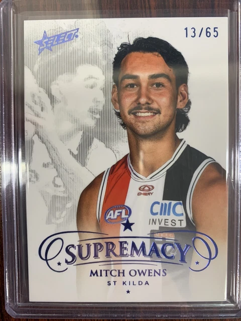 2024 SELECT SUPREMACY 🔥MITCH OWENS🔥 Blue Portrait St Kilda #13/65 $37. ...