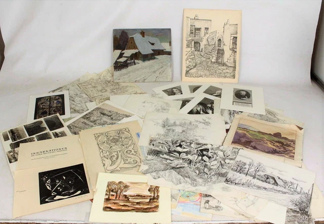 SCHADOGRAPHIEN GRAFIK RADIERUNG Gemälde Portrait Kupferstich Holzschnitt 4/36C37 EUR 9,13 ...