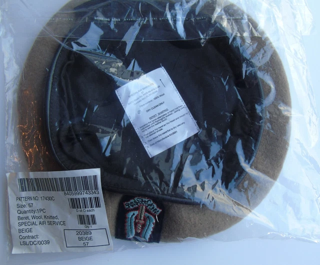 BRITISH ARMY SPECIAL Air Service Beret & Badge - SAS £34.99 - PicClick UK