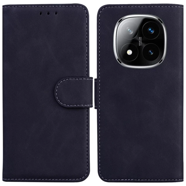 FOR REDMI NOTE 14 Pro / Note 14 Pro+ 5G Skin Feel Pure Color Flip ...