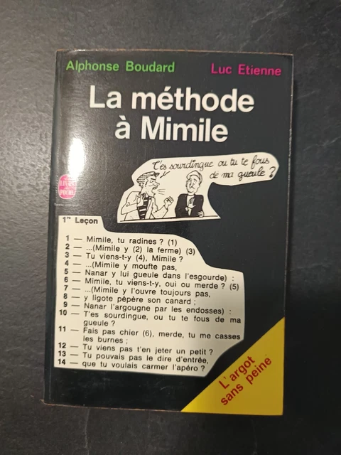 LA MÉTHODE À Mimile - Alphonse Boudard et Luc Etienne - Caf EUR 8,90 ...