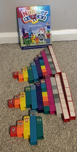 CBEEBIES NUMBERBLOCKS MAGAZINE Plastic Maths Cubes Blocks - Plus 2020 ...