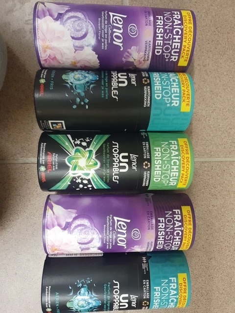 LOT DE 5 lenor unstoppoables 140 grammes EUR 19,99 - PicClick FR