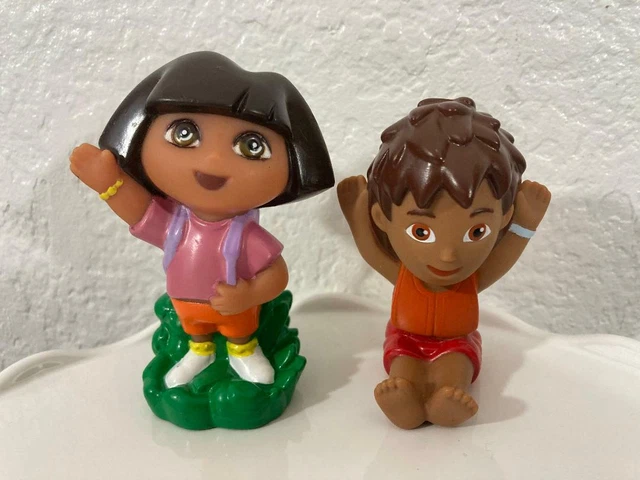 FIGURINE DORA THE Explorer Go Diego Go 2,75 pouces garniture de gâteau ...