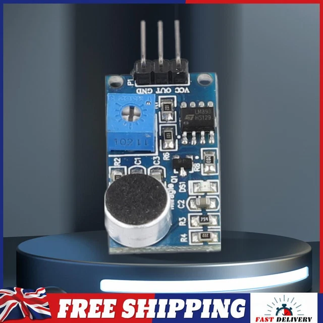 SOUND CONTROL SENSOR Microphone Amplifier Sound Sensor Module LM393 for ...