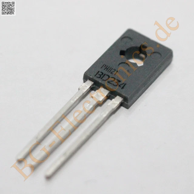20 X BD234 SILICON PNP TRANSISTOR 25W -2A -45V Philips TO-126 20pcs EUR ...