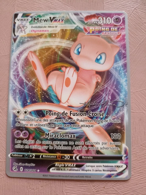 CARTE POKÉMON MEW Vmax 114/264 - Poing De Fusion - World Championship 2022 EUR 8,00 - PicClick FR