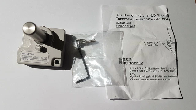 TOPCON SL-D SERIES Slit Lamp Tonometer Mount SO-TM1 £39.99 - PicClick UK