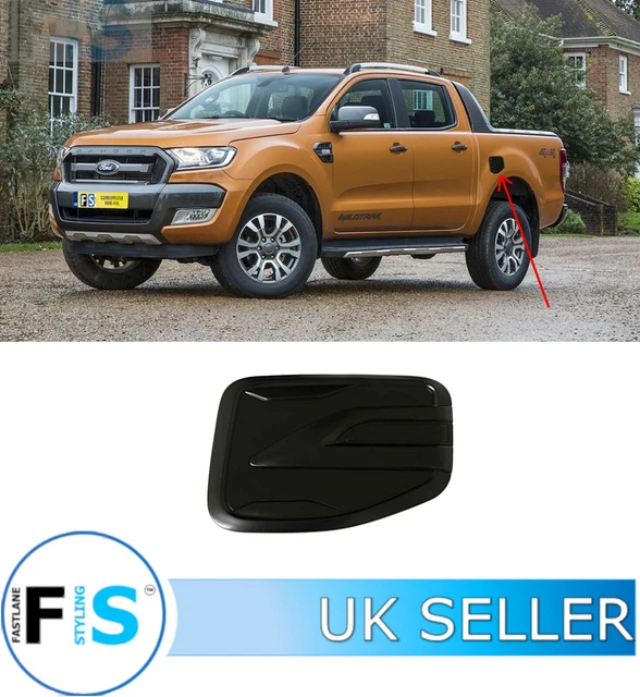 FUEL TANK CAP Door Cover Matte Black For Ford Ranger T6 T7 T8 2012-2022 ...