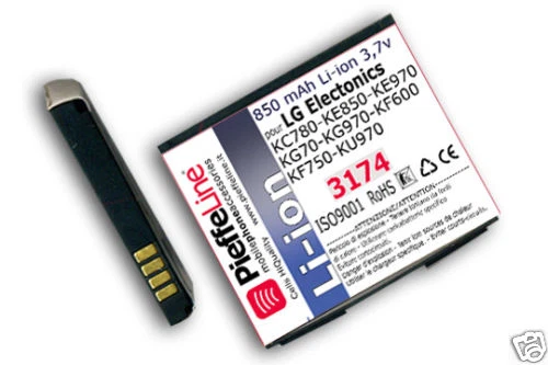 BATTERIA PER LG KC780 KE970 KU970 KE970 Li-ion 850mAh EUR 8,90 ...