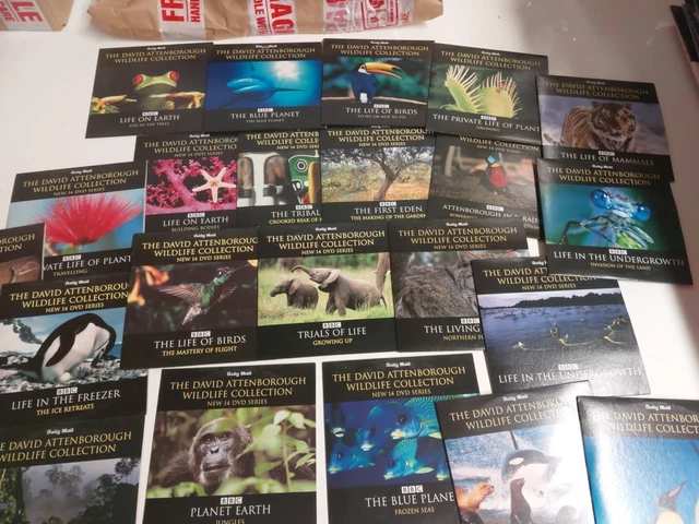 DAVID ATTENBOROUGH DVD COLLECTION/DAILY MAIL x 23 EUR 5,73 - PicClick IT