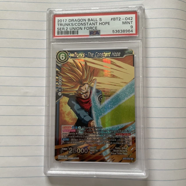 DRAGON BALL SUPER - Trunks the Constant Hope BT2-042 SR - Union Force ...