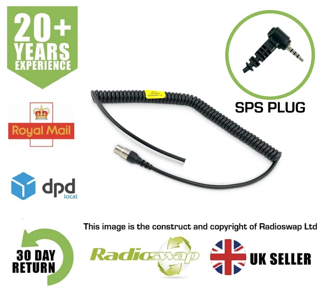 RADIOSWAP OREILLE PROTECTION Downlead Pour Sepura Tetra Airwave Police ...