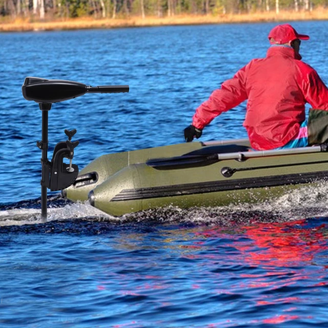 80LBS 12V ELECTRIC Trolling Motor Outboard Motor Heavy Duty Fishing ...