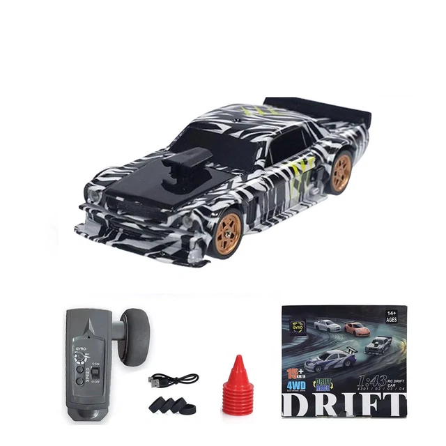 1:43 SCALE RC Drift Race Car Gyro 4WD Ready to Go Mini Car Toy High ...