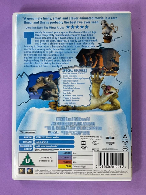 ICE AGE, DVD, Movie £2.49 - PicClick UK