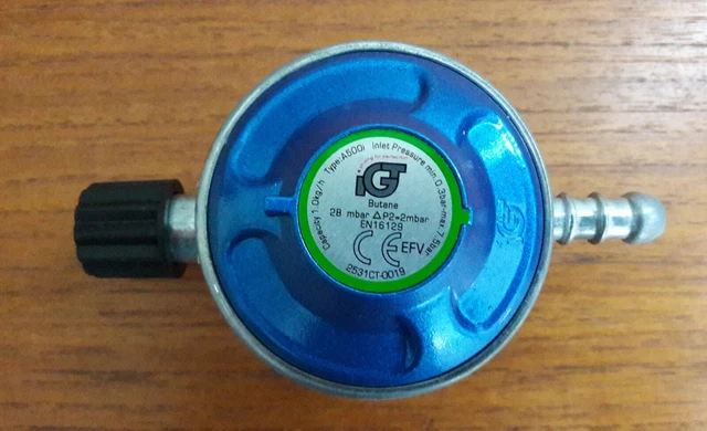 BUTANE TYPE 794 REGULATOR 28 mbar CARAVAN suit Camping GAZ 907 904 ...