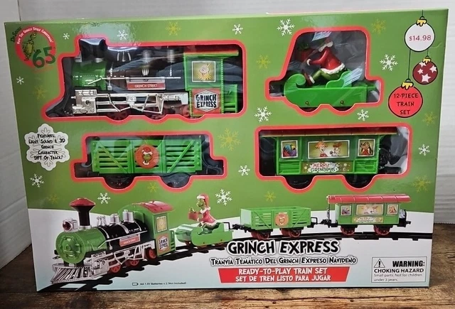 DISNEY DR SEUSS 65th anniversary The Grinch Holiday Express Play Train ...