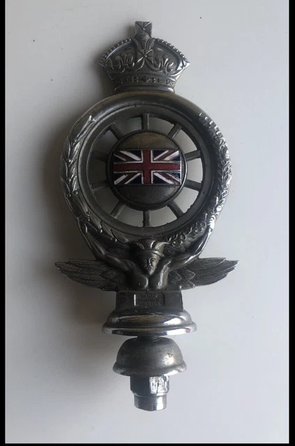 VINTAGE 1930S ROYAL AUTOMOBILE CLUB FULL MEMBER CAR MASCOT BADGE RAC £ ...