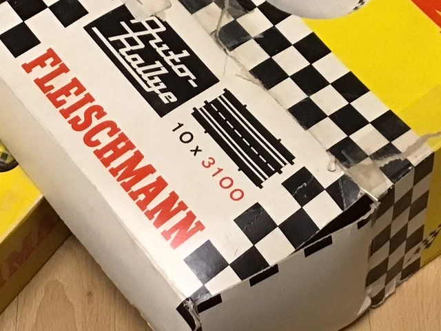 FLEISCHMANN AUTO RALLYE 10 X 3100 Gerade Stecken- / Fahrbahnteile Autorennbahn EUR 14,99 ...