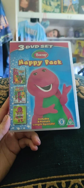 BARNEY 3 THREE DVD Set Happy Pack Box Set Box sets Animal ABC 20 ...