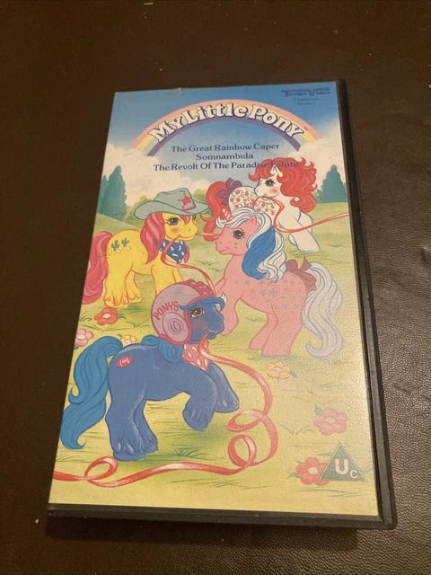 MY LITTLE PONY Tape Vhs VCR The Great Rainbow Caper Somnambula Tape ...