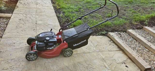 MOUNTFIELD HP164 39CM 123cc Hand-Propelled Rotary Petrol Lawn Mower £39 ...