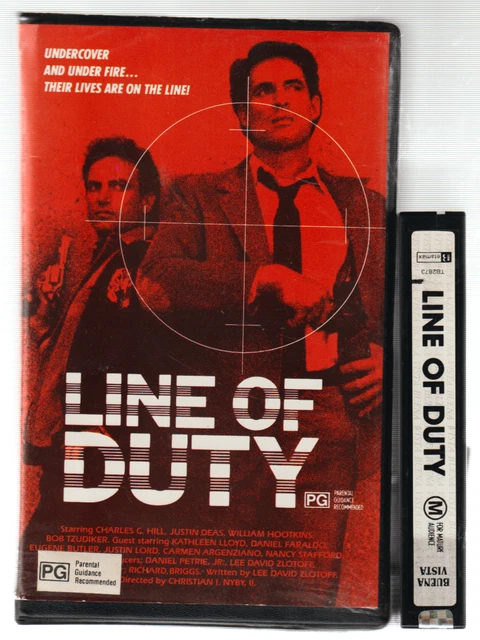 RARE BETA VIDEO Tape LINE OF DUTY Clamshell Betamax BUENA vista DISNEY ...