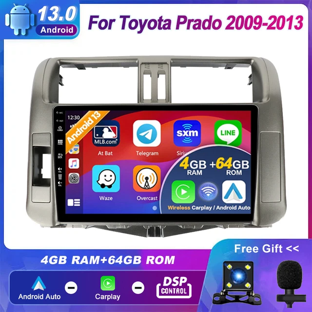 FOR TOYOTA LANDCRUISER Prado 150 Navi CarPlay Radio Car Stereo Android ...