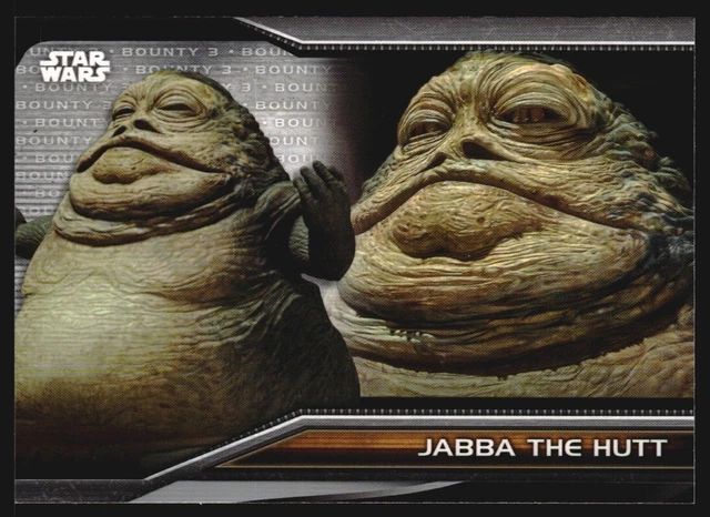 2021 STAR WARS Bounty Hunters #B325 Jabba le Hutt EUR 3,53 - PicClick FR