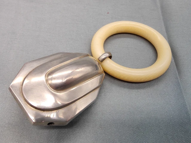 N°2 GRAND HOCHET Avec Grelot Argent Massif Sterling Hure De Sanglier ...