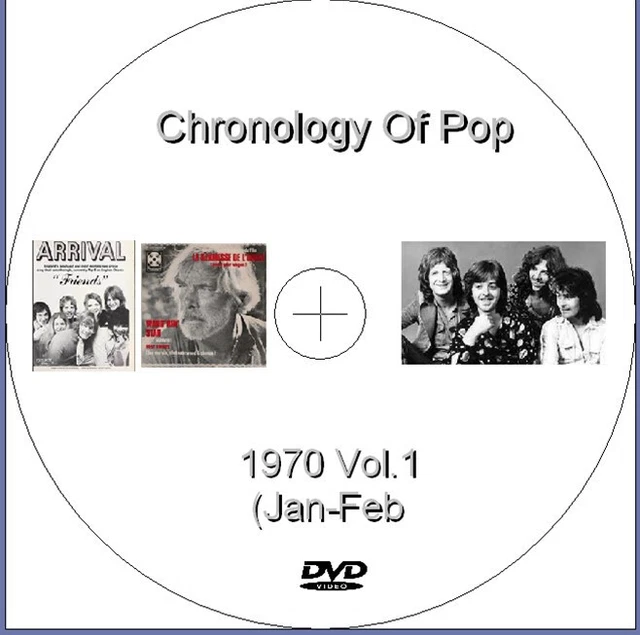 CHRONOLOGY OF POP UK 1970 , 6 DVDS 183 video tracks, UK Chart Hits ...