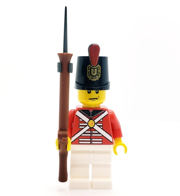 PIRATES BRITISH GRENADIER Infantry Soldier Napoleonic made w/ real LEGO ...