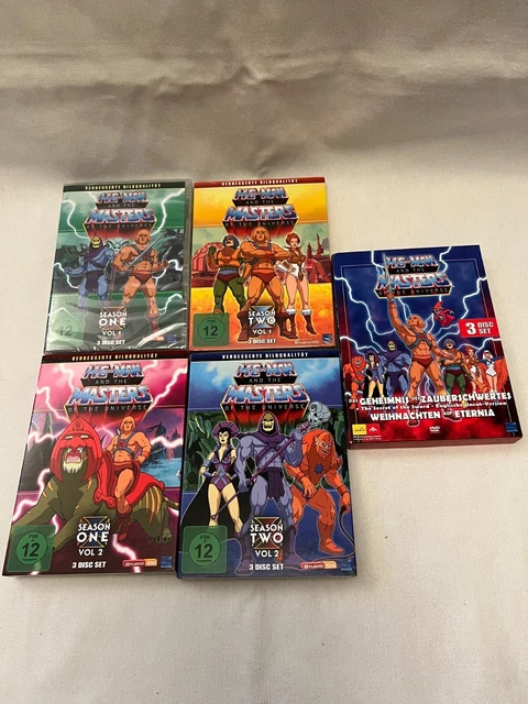 HE-MAN AND THE Masters of the Universe DVD Sammlung Staffeln 1 und 2 ...