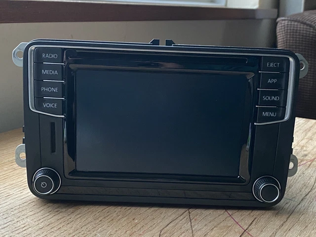 VOLKSWAGEN VW DAB Stereo Head Unit MIB STD2 PQ - Sat Nav via Mobile ...