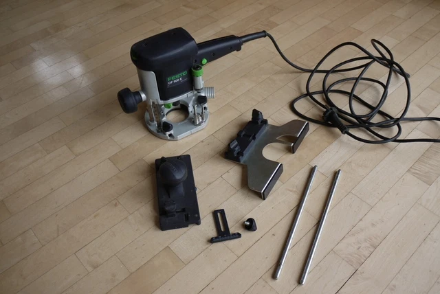 FESTO FESTOOL OBERFRÄSE OF 900 E mit Zubehör für die Führungsschiene ...