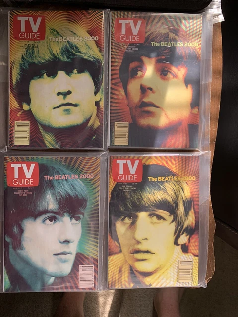 TV GUIDE NOVEMBER 11 2000 The BEATLES 2000 All 4 Covers £35.54 ...