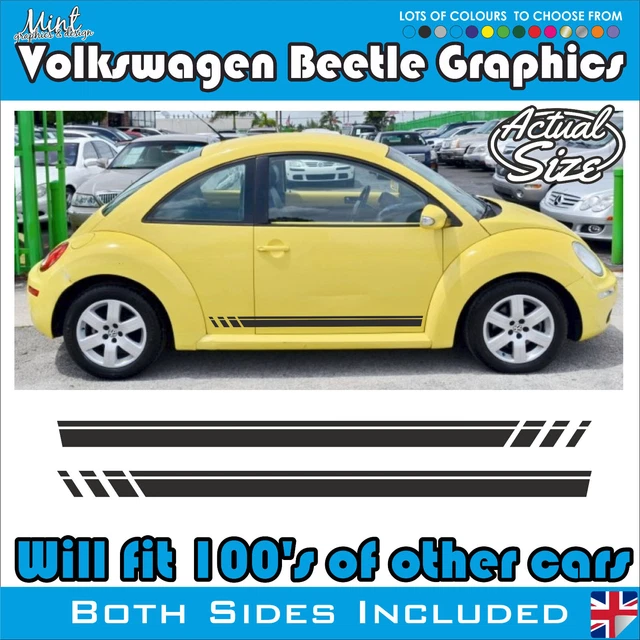 VOLKSWAGEN BEETLE VW GTi Side Stripes Decals Stickers Vinyl Graphics ...