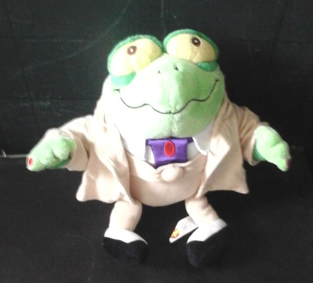 BARON VON GREENBACK plush (danger mouse) 12 inch frog / toad £10.00 ...