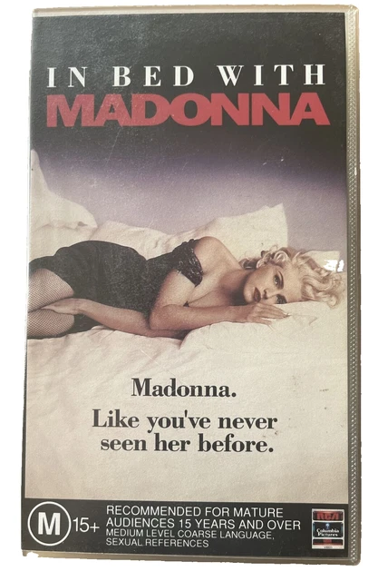 IN BED WITH Madonna - VHS Music Video Tape 1991 Entertaining & Proactive £14.86 - PicClick UK