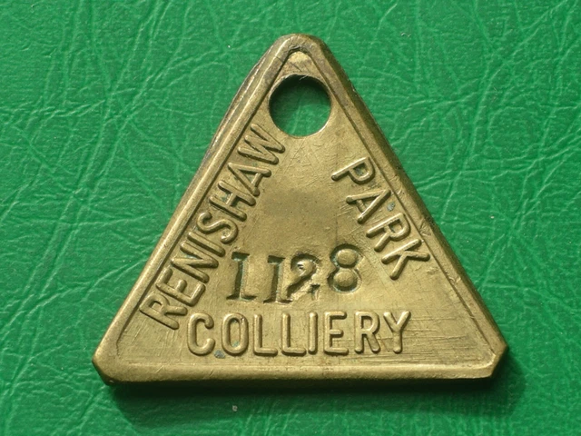 RENISHAW PARK COLLIERY North Derbyshire pit check miners coal mining ...