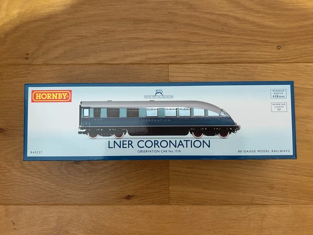 HORNBY R40227 LNER Coronation Observation Coach - no 1719 oo gauge £73. ...