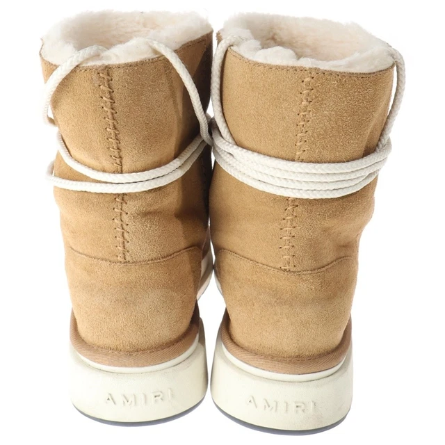 AMIRI MALIBU HI Lace-up Mouton High Cut Boot Brown US11 29.0cm Used ...