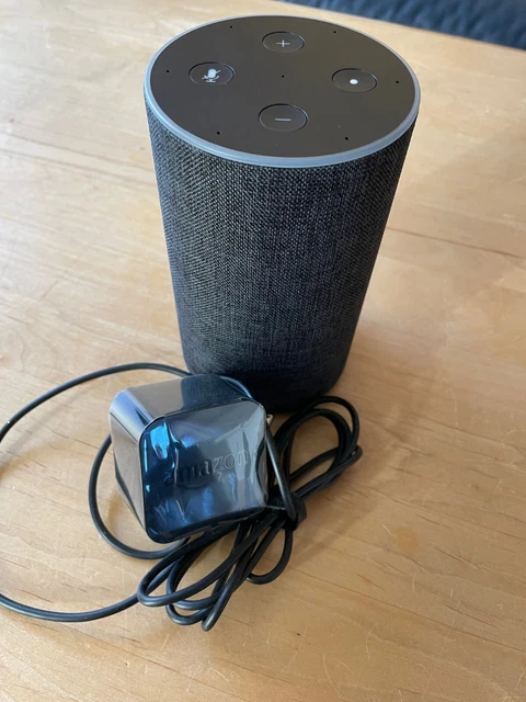 **AMAZON ECHO (2. Gen.), Smart Speaker with Alexa, Anthracite Fabric ...