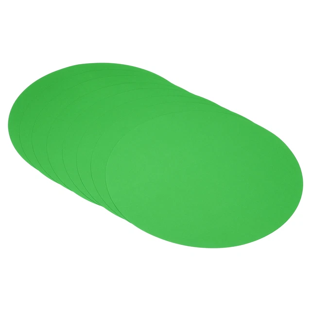 11.4-INCH ROUND CARDBOARD Paper, 20 Pcs Blank Disc Circles Slices Dark ...