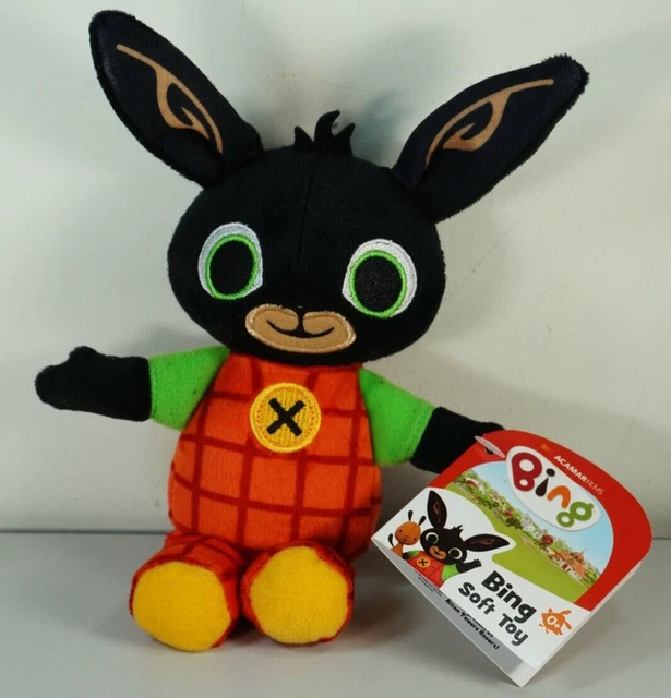 BING ACAMAR FILMS Bing Bunny Small Plush Soft Toy CBeebies 5 inches New ...