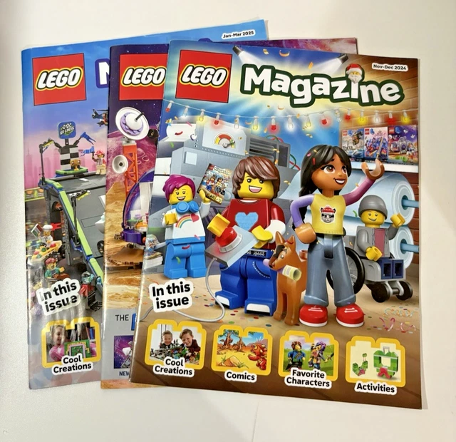 LEGO MAGAZINES 2X 2024, 1X 2025 Lot of 3 $9.60 - PicClick CA